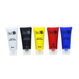 OTTO Acrylfarbe 5 Tuben ACRYLFARBEN 60ml Malfarben Künstlerfarbe Acryl Farbe 8, Malen Künstler