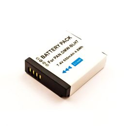 MobiloTec Akku kompatibel mit Panasonic DMW-BLH7E Akkupacks Akku 600 mAh