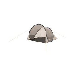 easy camp Strandmuschel Oceanic, Zelt grau/beige, UV-Schutz 50+ Wassersäule: 500 mm Aufbau: Pop-Up Zelt