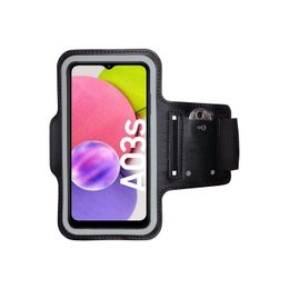 CoverKingz Handyhülle Sportarmband für Samsung Galaxy A03s Handy Fitness Hülle Armband