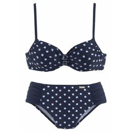Lascana Bikini female Blue size 48