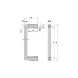 nVent Schroff Frontgriff - 20860-257