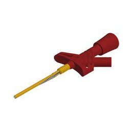 SKS Hirschmann Test & Measurement Testclip, 100mm, Klemm-Pr&uuml;fspitze, Rot - KLEPS 1600 ROT / RED