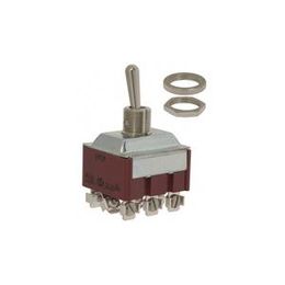 APEM Kippschalter EIN-EIN rastend 10 A / 15 A 3 Wechsler - 656H