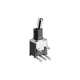APEM Miniatur-Kippschalter EIN-EIN rastend 100 mA SPST - TL36W00 5000
