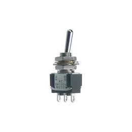 KNITTER-SWITCH Miniatur-Kippschalter EIN-EIN rastend 6 A 3 Wechsler - MTA 306 D