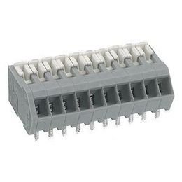 WAGO Wire-to-Board-Reihenklemme, Durchsteckmontage, 2.54mm Raster, 40 &deg;, K&auml;figzugfederklemme, 3 Pole - 218-503