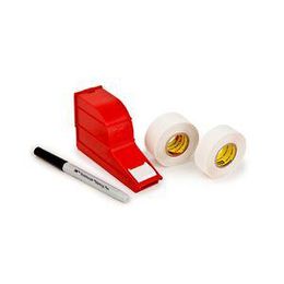 3M Beschriftbare Drahtmarkierungen mit Spender und Markierungsstift ScotchCode 127mm - SLW