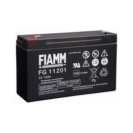 Fiamm Akku, Bleis&auml;ure, 6V, 12Ah, Flachsteckzunge, 4.8 mm - FG11201
