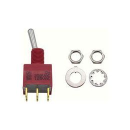 RND Miniatur-Kippschalter EIN-EIN rastend 2 A / 5 A 2 Wechsler IP67 - RND 210-00450