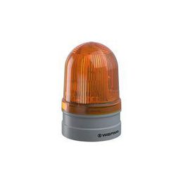 WERMA TwinFLASH blinkende LED-EVS-Signalleuchte AC / DC 26.4V 850mA 85mm Gelb IP66 Push-In-Anschluss EvoSIGNAL - 261.320.70