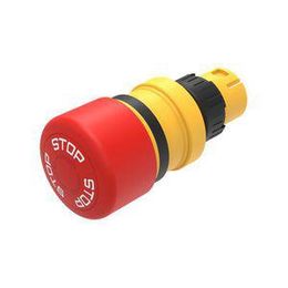 EAO Not-Aus-Schalter-Aktor Rastend Pilz-Drucktaster Rot/Gelb IP65 EAO 61 Series - 61-3440.4/2
