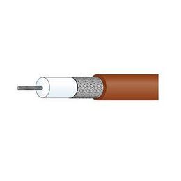 Huber+Suhner Koaxialkabel RG-179 B/U FEP 2.54mm 75Ohm Stahl, verkupfert, versilbert Braun 100m - RG_179_B/U