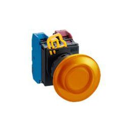 Idec Leuchtdruckschalter Tastend 1 Schliesser 24 V / 120 V / 240 V / 380 V LED Bernsteingelb - YW1L-M4E10Q4A