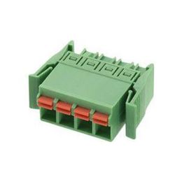 W&Uuml;RTH ELEKTRONIK W&uuml;rth Elektronik Klemmenblock-Leiterplattenstiftleiste mit Kunststoffverriegelungen, Gerade, 5.08mm Raster, 4 Pole - 691304530004
