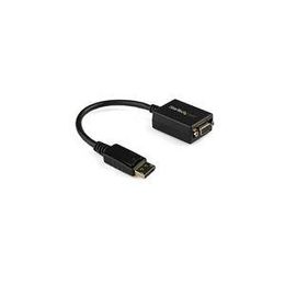StarTech.com Videoadapter, DisplayPort-Stecker - VGA-Buchse, 2048 x 1280, Schwarz - DP2VGA2