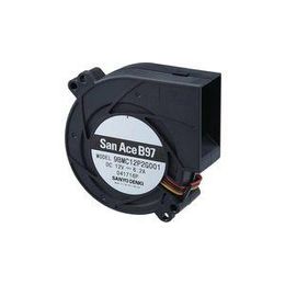 Sanyo Denki Gebl&auml;se DC xx33mm 12V 6.2A 69dBA 111m&sup3;/h 9BMC - 9BMC12P2G001