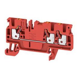 Weidm&uuml;ller Weidm&uuml;ller Klemmenblock, Klemme, 3 Pole, 800V, 24A, 2.5mm&sup2;, Rot - 1521800000