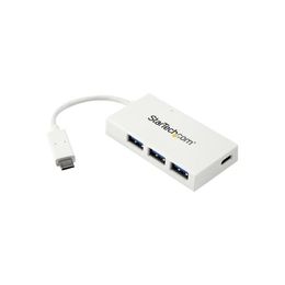 StarTech.com USB-C Hub 4-Port USB-Hubs - USB 3.0 - 4 - Weiß