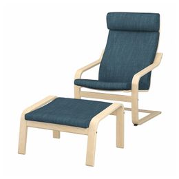 IKEA POÄNG Sessel und Hocker