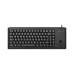 Cherry Compact-Keyboard G84-4400, mit Trackball, 2 Maustasten, Kabellänge 1,75 m, schwarz