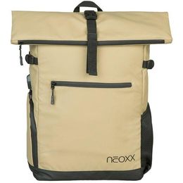 neoxx Freizeitrucksack Vibe, Nomadic, aus recycelten PET-Flaschen, beige