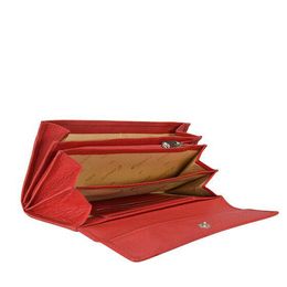 Esquire Primavera Geldbörse I Leder 18 cm rot