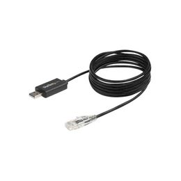 StarTech 6 ft. / 1.8 m Cisco USB Console Cable - USB to RJ45 - 460Kbps - serial cable - 1.8 m - black