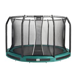 SALTA Premium Ground Trampolin ca. 251 cm - Rund Gr&uuml;n - versch. Ausf&uuml;hrungen