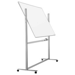 MAGNETOPLAN ferroscript-Schreibtafel mobil, drehbar - 1800 x 1200 mm