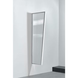 Gutta Typ B2/PC Vordach-Seitenteil klar, 175 x 60 cm, wei&szlig;