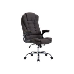 CLP B&uuml;rostuhl ergonomisch 150 kg belastbar Thor, Drehstuhl mit kippbarer R&uuml;ckenlehne modernes Design, h&ouml;henverstellbar 49-59 cm Gestell Chrom