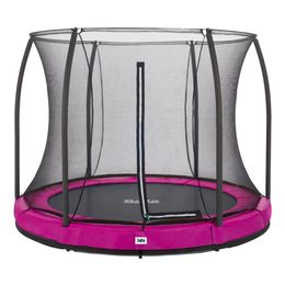 Salta Trampoline - Comfort Edition Ground - rund - &Oslash;251cm - Schutzrand Pink