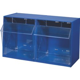 BRB Klappkasten Geh&auml;use mit 2 Klarsichtboxen