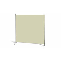 Grasekamp Stellwand 180 x 180 cm - Beige - Paravent Raumteiler Trennwand Sichtschutz