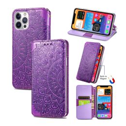 König Design Hülle Handy Schutz für Apple iPhone 12 Mini Case Flip Cover Tasche Etuis Violett