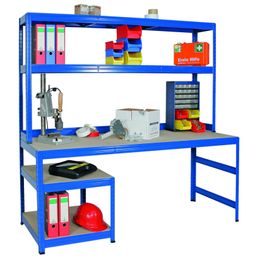 BRB 72198 Arbeits- und Packtisch 180 x 180 x 30/60 cm