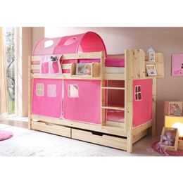 Ticaa Etagenbett "Marcel" Kiefer Natur Classic