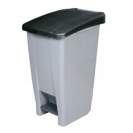 BRB Tret-Abfalleimer 60 Liter, schwarz
