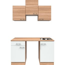 Flex-Well K&uuml;chenzeile ohne E-Ger&auml;te 150 cm L-150-1004-000 Samoa