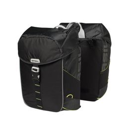 Basil Doppelpacktasche "Miles" - schwarz/lime