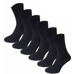 Garcia Pescara 24 Paar Classic Socken aus Baumwolle in schwarz, Größe 43-46