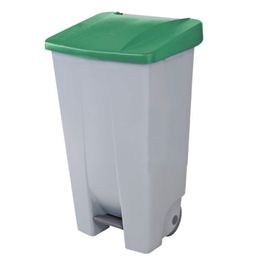 BRB Tret-Abfalleimer 120 Liter, gr&uuml;n