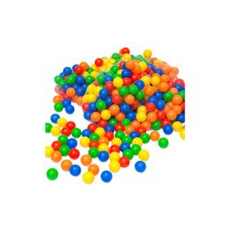 LittleTom 200 bunte Bälle für Bällebad 5,5cm Babybälle Plastikbälle Baby Spielbälle