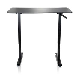 hjh OFFICE Stehschreibtisch STAND CR MDF Platte, Gestell aus Stahl