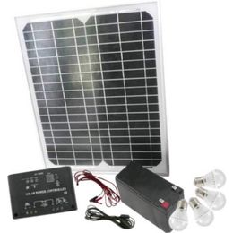 MAUK High-Tech Solar-Set 15 W mit Klickschaltern