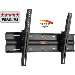 Vcm Universal TV Wandhalterung 32-70 Zoll bis 45 kg bis 16 Grad neigbar kippbar VESA bis max. 600x400 Halter Fernsehhalter mit Wasserwaage Fernseh Halterung WN120