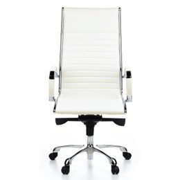 hjh OFFICE Profi Chefsessel PARMA 20 Leder mit Armlehnen