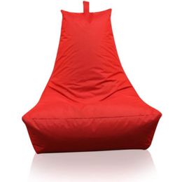 Kinzler Sitzsack Lounge-Sessel, rot (Outdoorf&auml;hig)