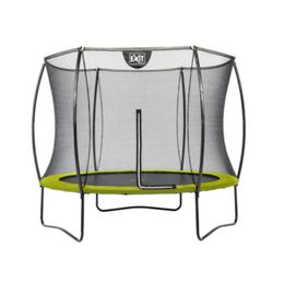 EXIT Silhouette Trampolin + Sicherheitsnetz 305 (10ft) Lime Gr&uuml;n